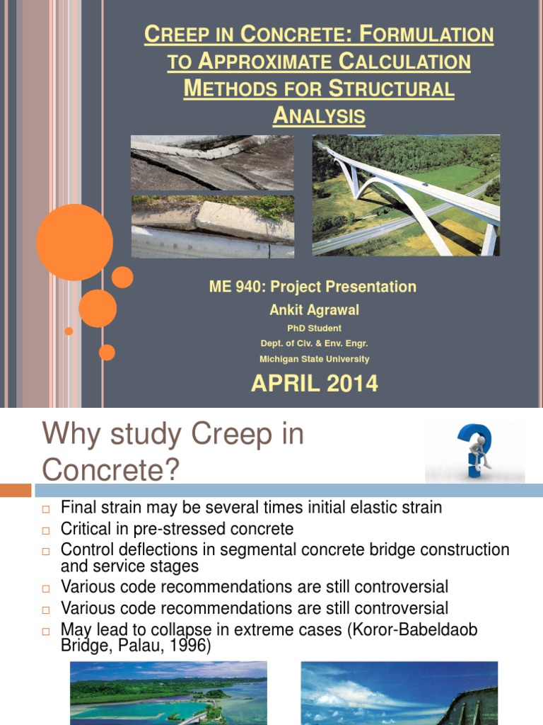 Creep in Concrete | Viscoelasticity | Creep (Deformation)