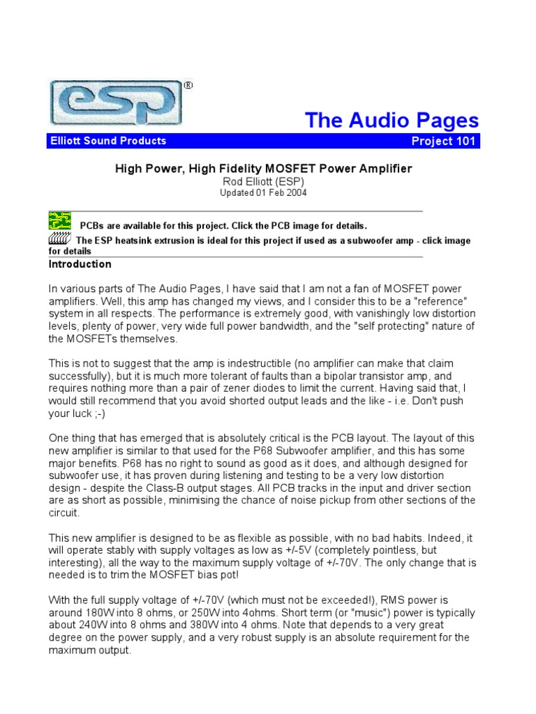 The Audio Pages | PDF