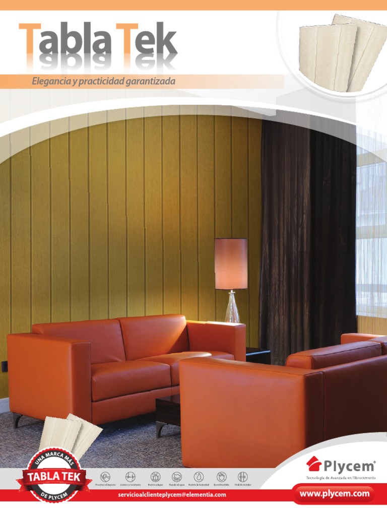Catalogo Tecnico Tablatek PLYCEN | PDF | Cemento | Industrias