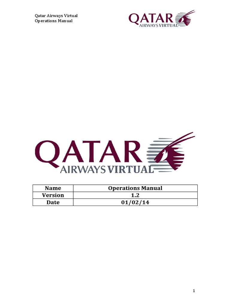 Operations Manual 1 2 | PDF | Aeronautics | Transport