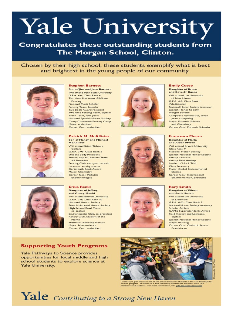 The Morgan School | PDF | Yale University | Sports