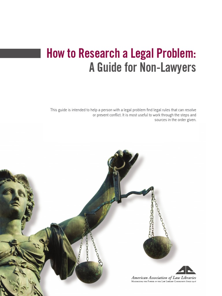 Research Legal Problems Guide Non-Lawyers | PDF | Case Citation ...