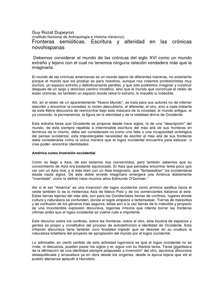 Guy Rozat Dupeyron | PDF | Demonios | Gente indígena