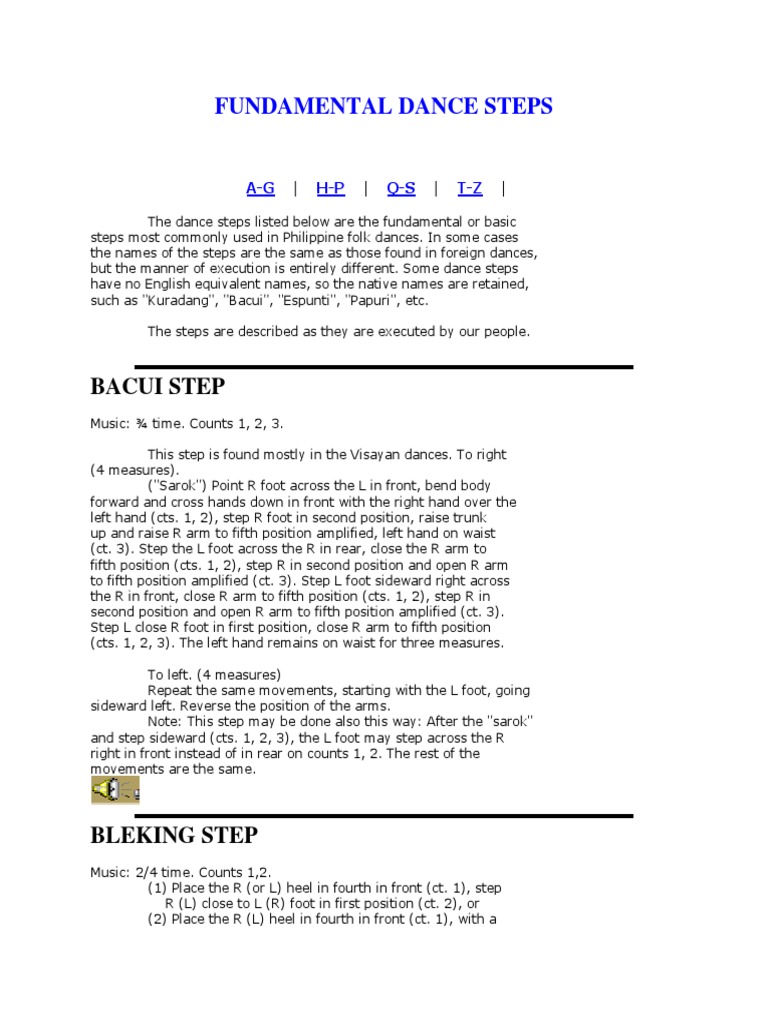 Fundamental Dance Steps | PDF | Ct Scan | Foot