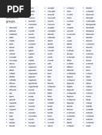 Liste de Participes Passés | PDF | Conjugaison | Typologie linguistique