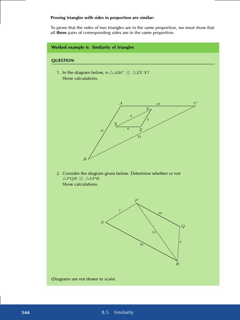 Triangle Similarity Proof Guide | PDF