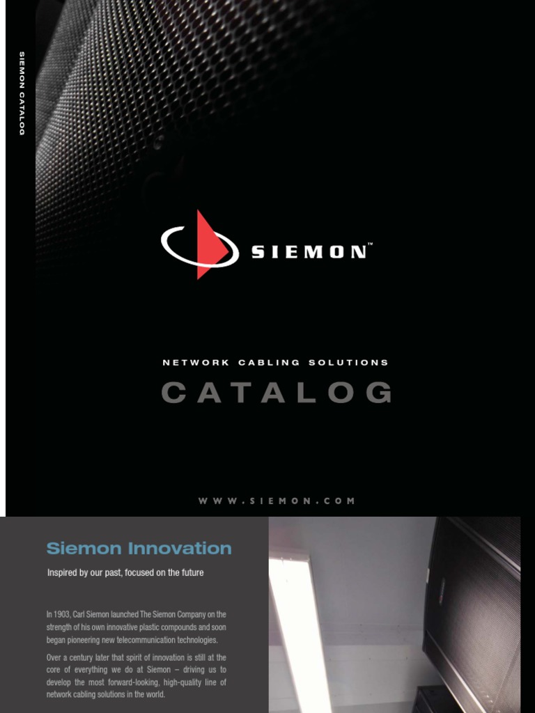 2013 Siemon Full Catalog | PDF | Electrical Connector | Cable