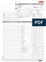 SW d20 Character Sheet | PDF | Sith | The Force (Star Wars)