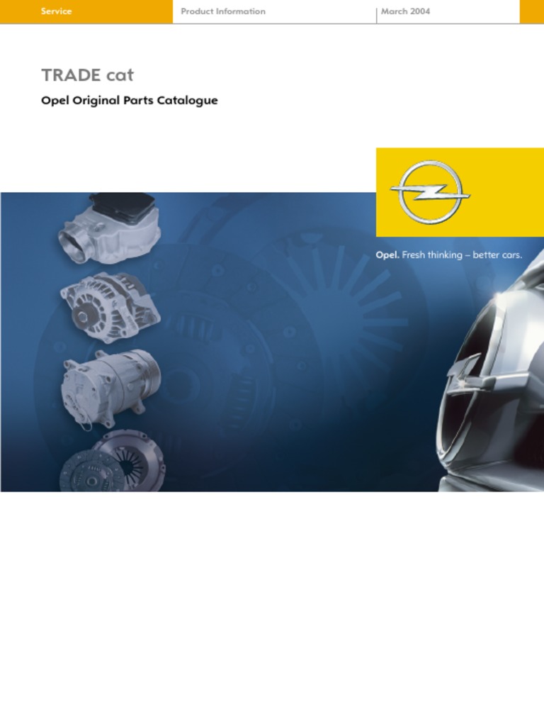 Katalog Opel | PDF | Motor Oil | Engines