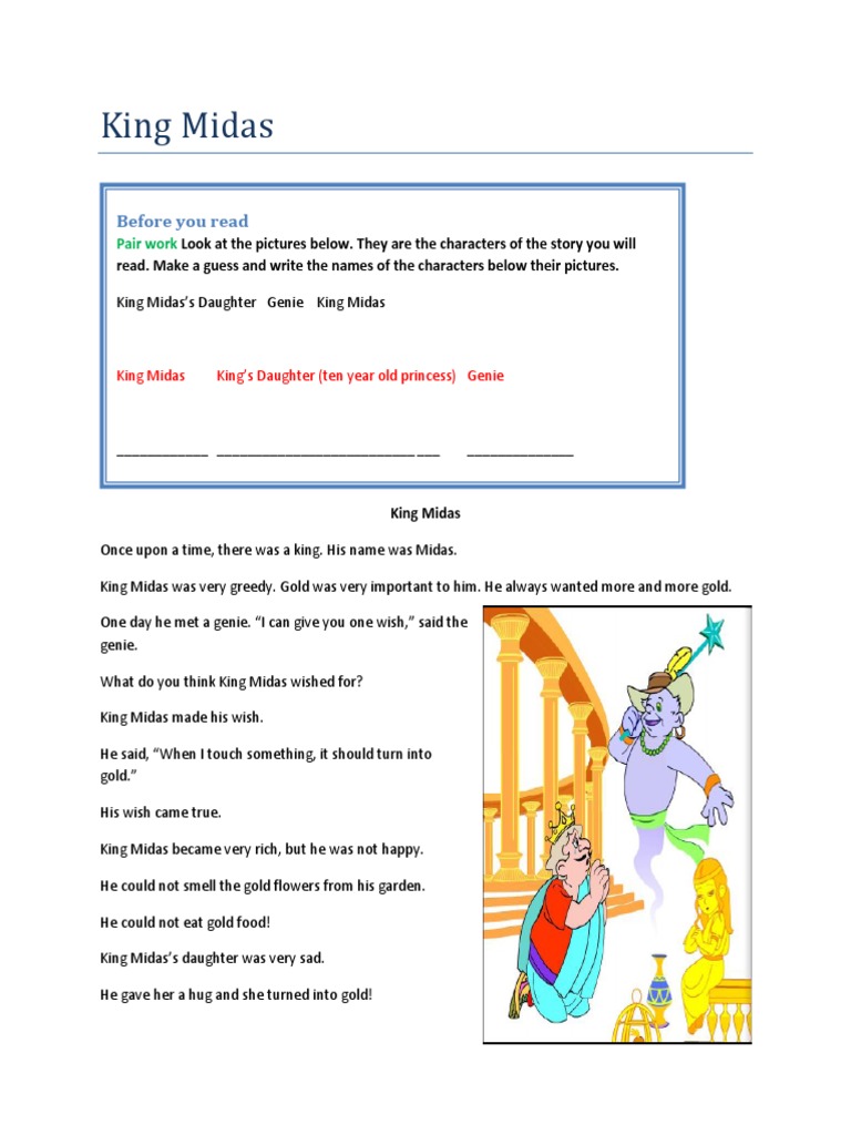 Myths and Legends King Midas | PDF | Jinn