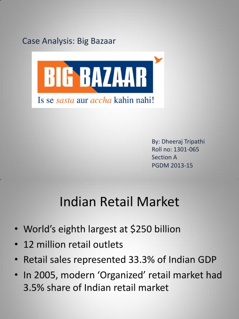 BigBazaar Case Analysis | PDF | Department Store | Retail