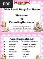 Makar Rashi Baby Boy Names With Meanings | PDF | Nature | Business