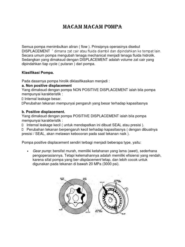Macam Macam Pompa | PDF