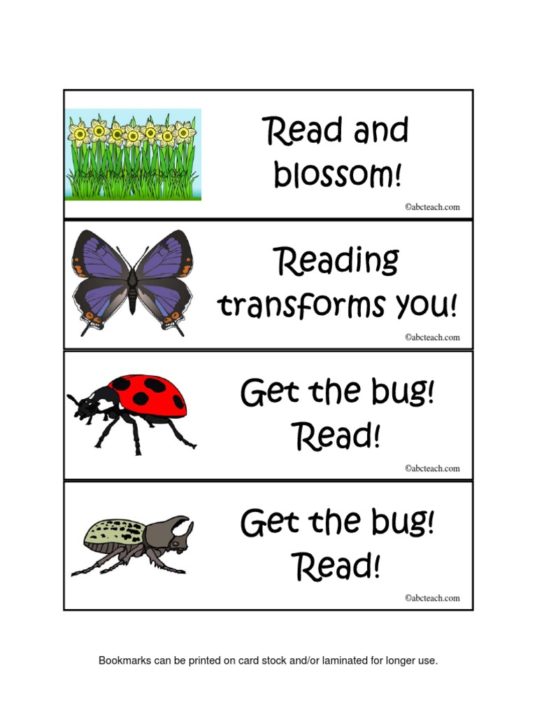 Read and Blossom! Reading Transforms You! Get The Bug! Read! Get The ...