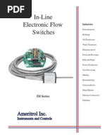 FD-R80 Datasheet | PDF | Power Supply | Flow Measurement