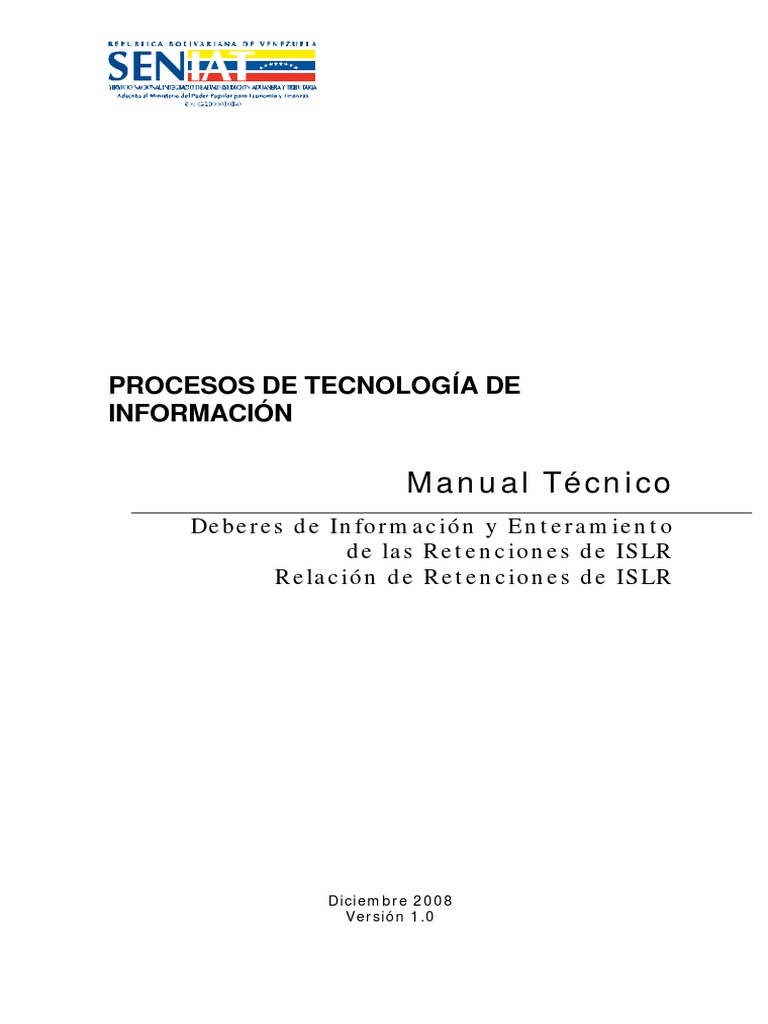 Instructivo Ret ISLR | Descargar gratis PDF | Compartir (Finanzas) | Seguro