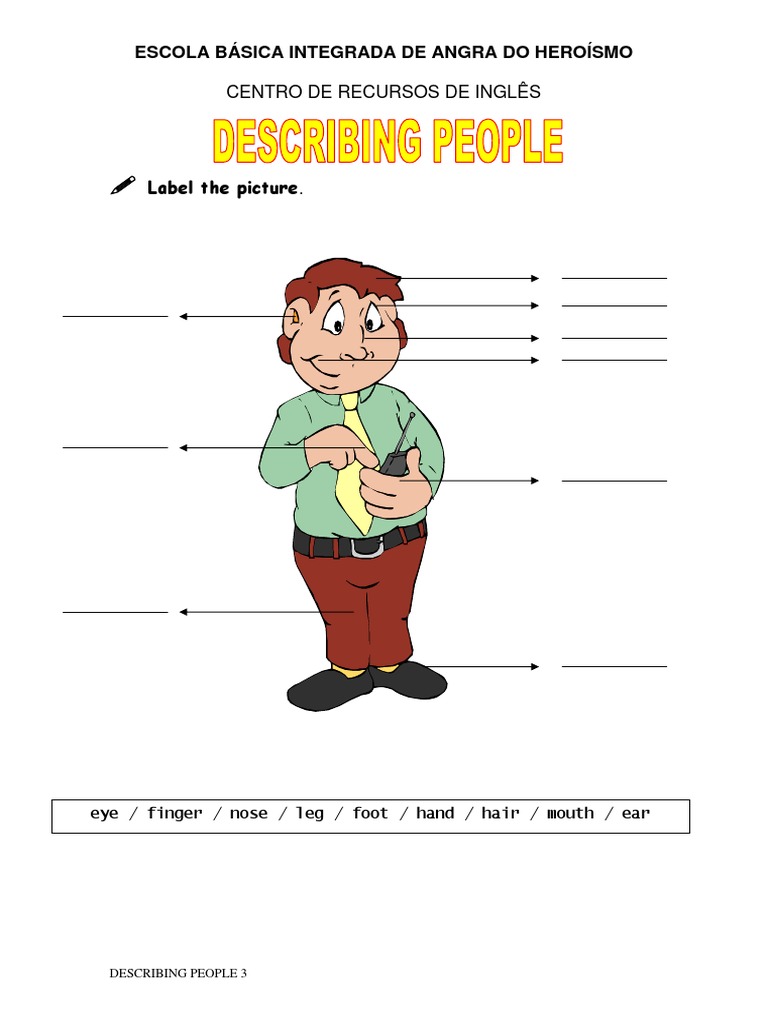 Describing People 3 | PDF