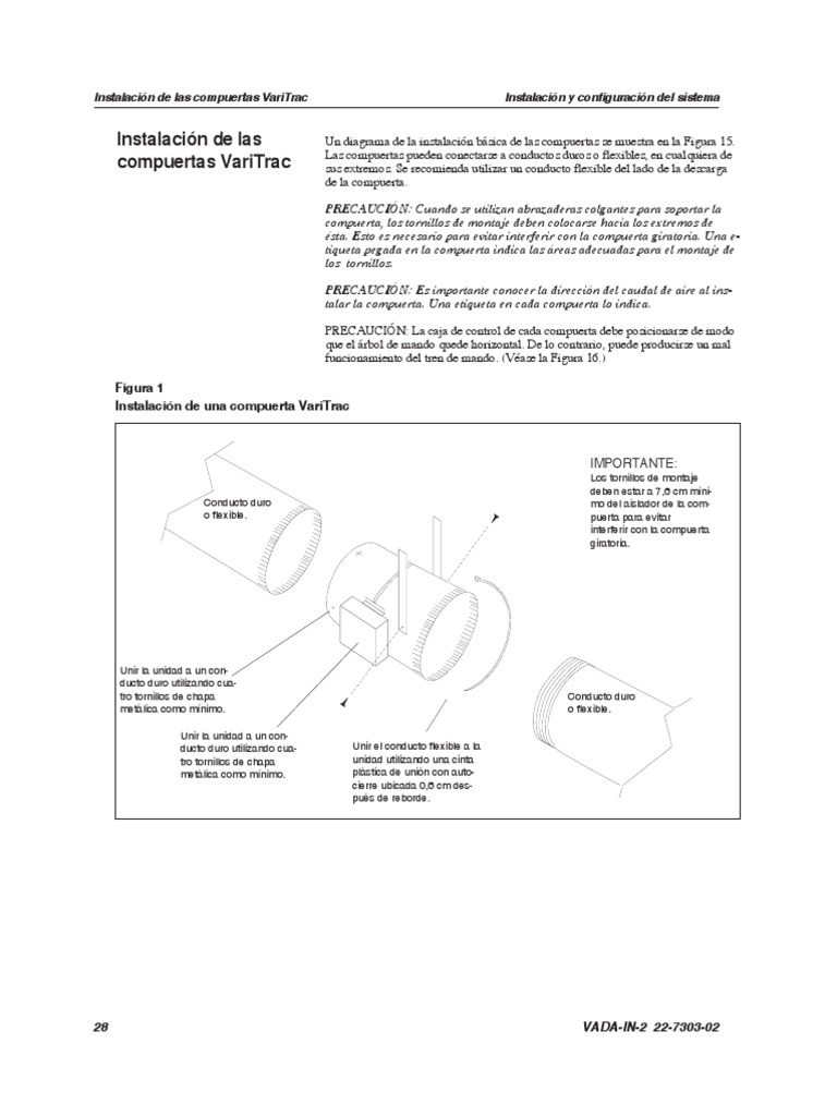 Instalacion de Compuertas Varitrac Diagrama 1 | PDF | Informática