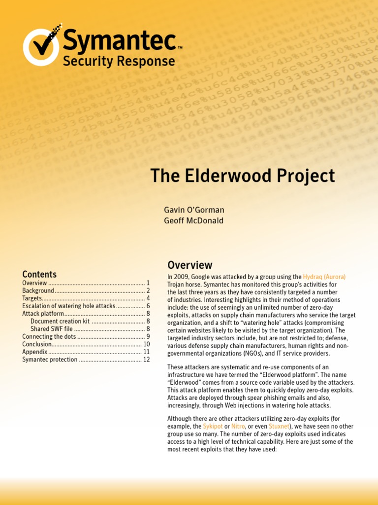 The Elderwood Project | PDF | Computers