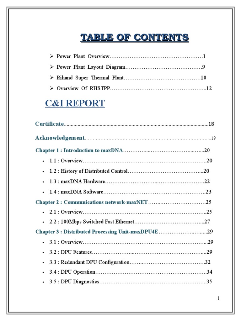 Power Plant Control System Overview | PDF | Computers | Technology ...