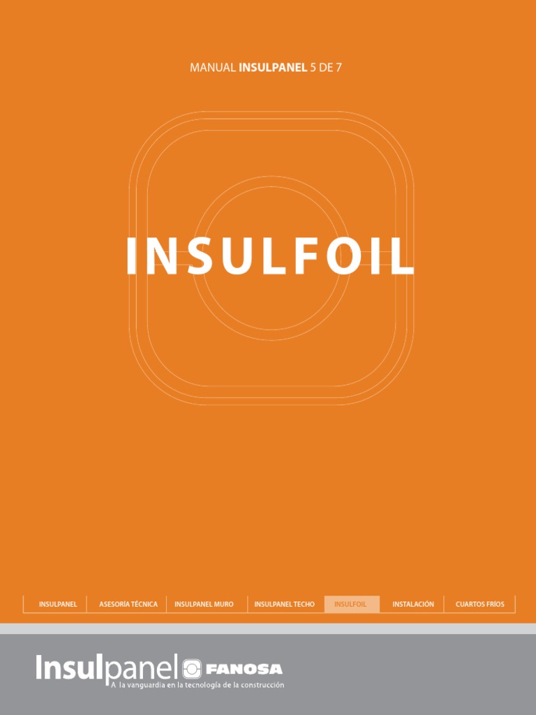 Manual Insulfoil Web | PDF | Unidades de medida | Materiales