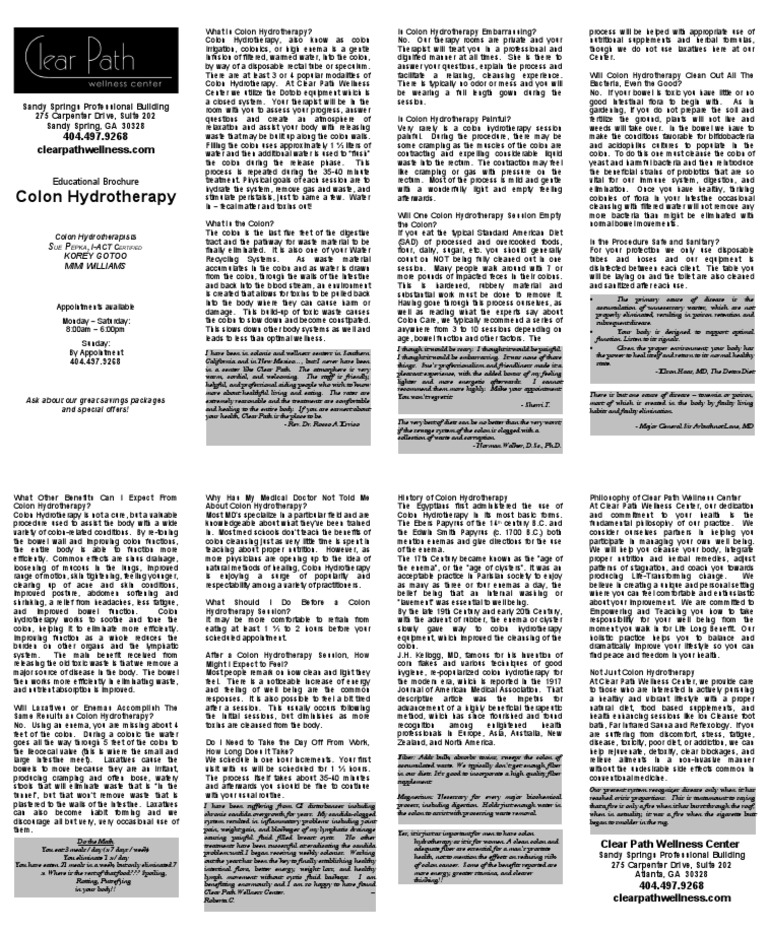 Educational Brochure 12 | PDF | Large Intestine | Digestive System