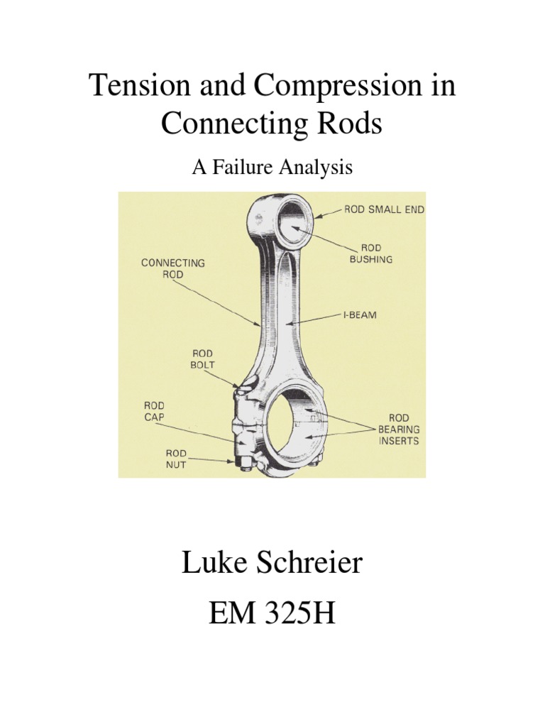 Tension and Compression in Connecting Rods | PDF
