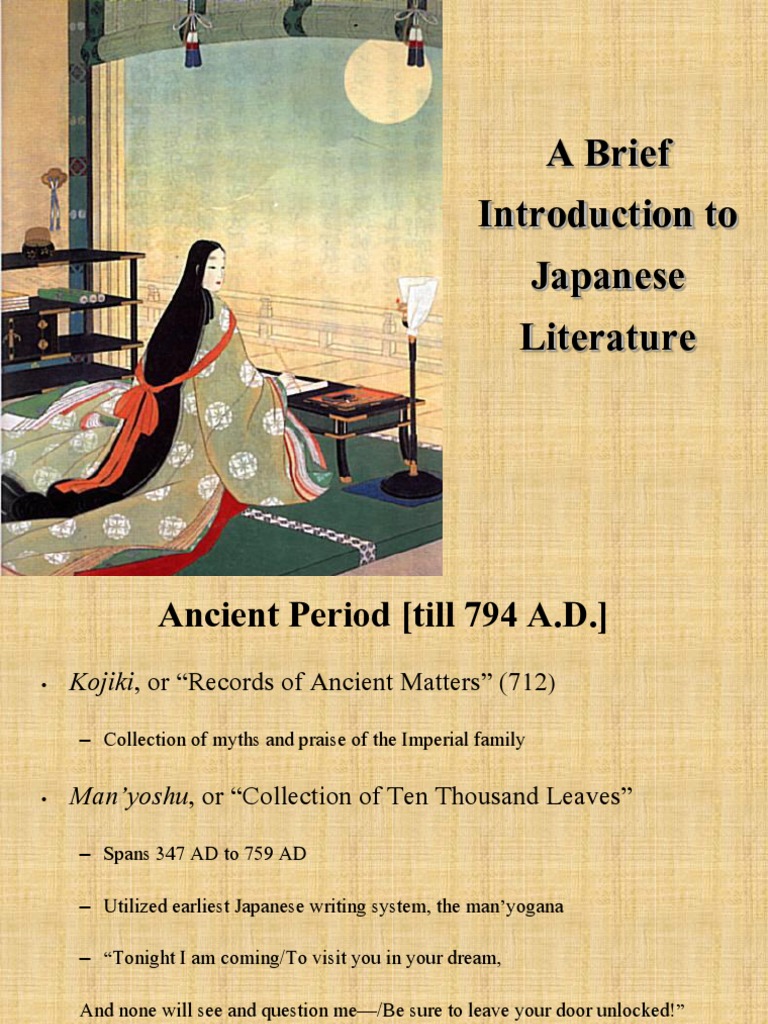 Japanese Literature | PDF | The Tale Of Genji | Asian Literature