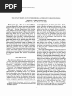 Staff Burn-Out: Herbert J. Freudenberger | PDF | Occupational Burnout ...