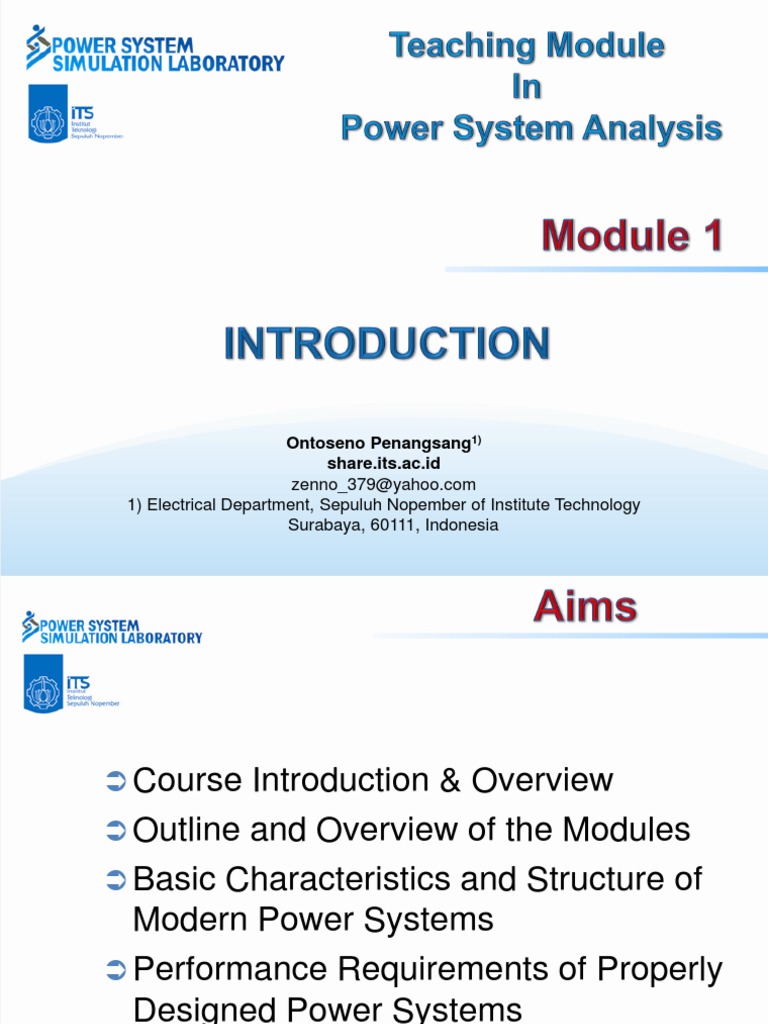Introduction to Power Systems Engineering: A Six Module Course on ...