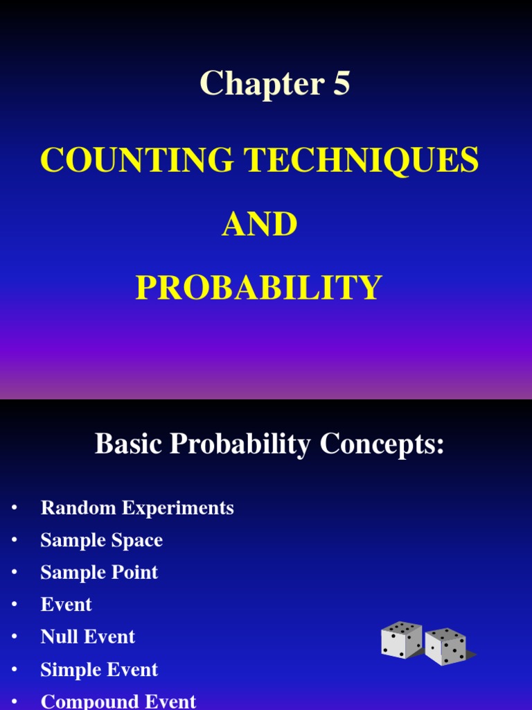 Counting Techniques AND Probability | PDF | Probability Theory | Probability