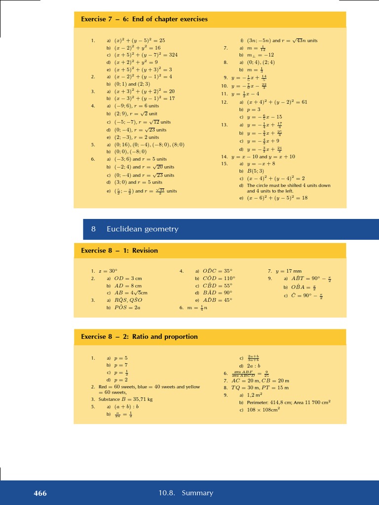 Geometry Exercises and Solutions | PDF | Geometry | Space