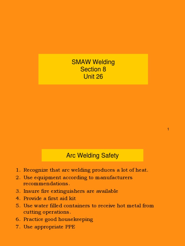 Smaw Intro 2 | PDF | Welding | Construction