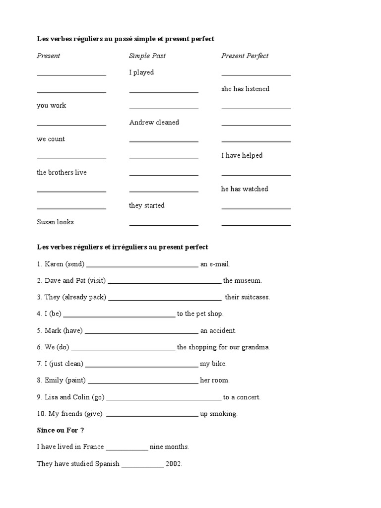 Past PP Exercises | PDF