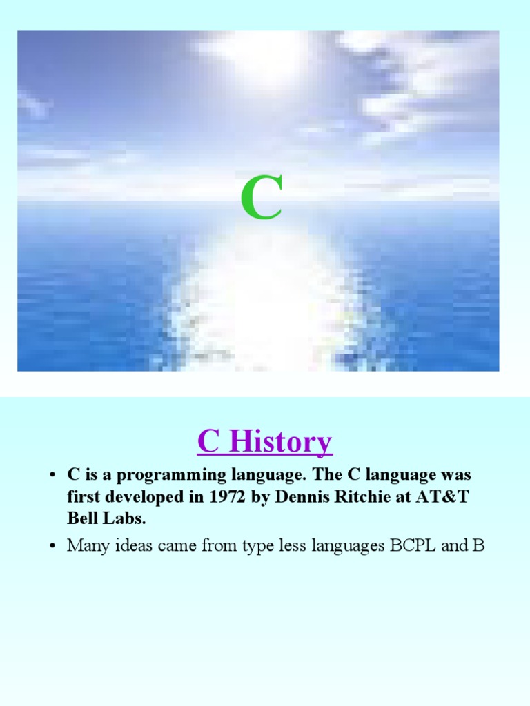 C Programming Pdf C Programming Language Pointer Computer