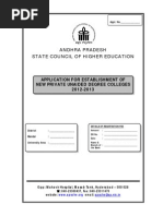 Application and Proforma For Applying For Recognition of Colleges Under ...