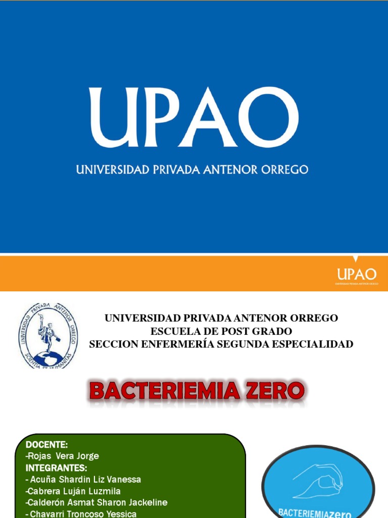 Bacteriemia Zero Final | PDF | Terapia intravenosa | Septicemia