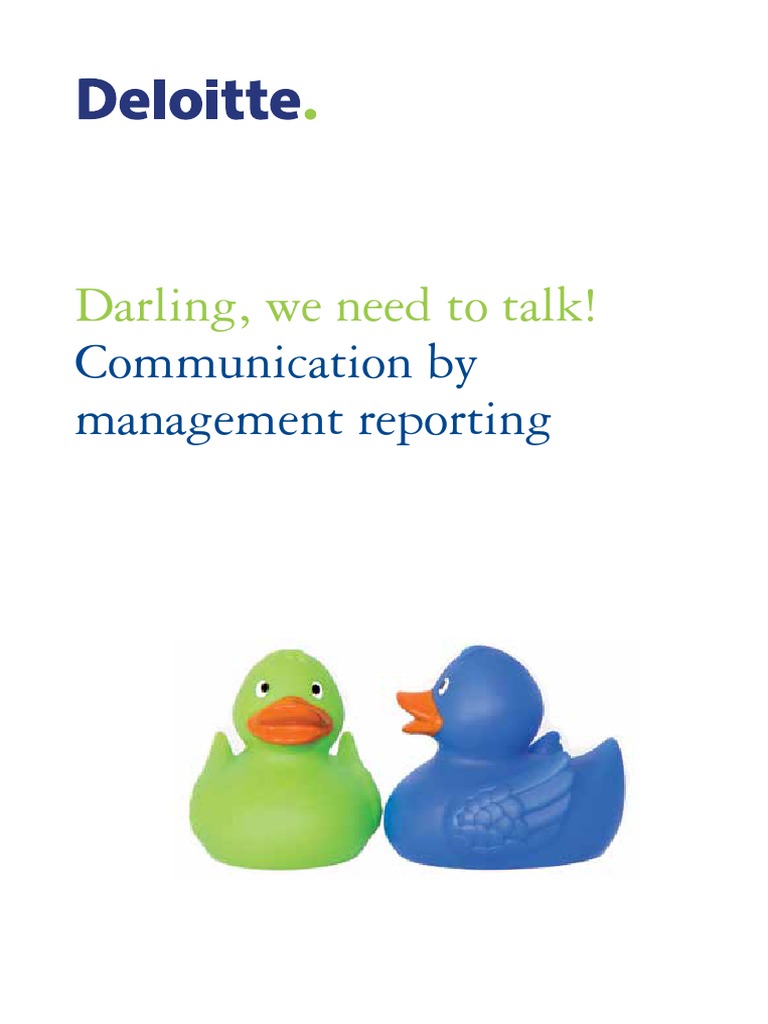 Communication by Management Reporting | PDF | Strategic Management ...