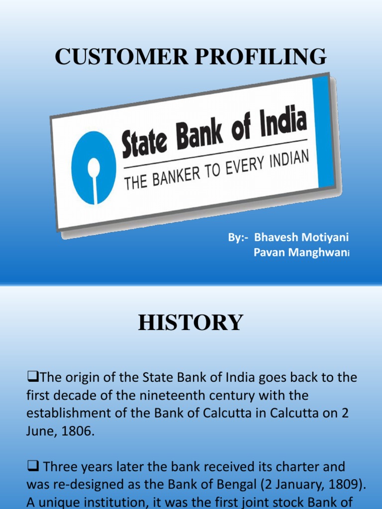 Customer Profiling: By:-Bhavesh Motiyani Pavan Manghwan | PDF | Credit ...