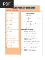 All Aptitude Formulas | PDF | Area | Volume