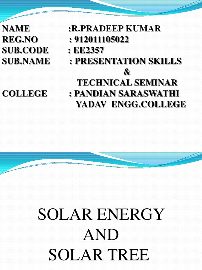 PPT | PDF | Solar Energy | Photovoltaics