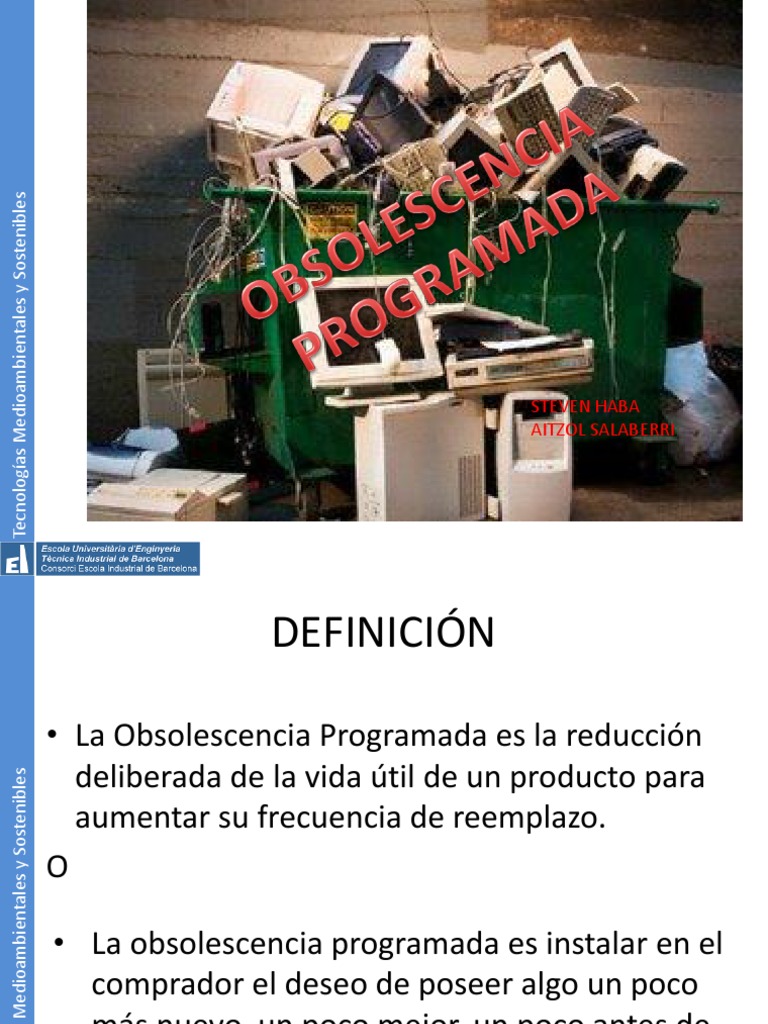 Obsolescencia Programada | PDF | Consumo (economía) | Salario