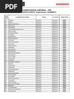 Código Postal Santo Domingo Este Aquí Está La Lista Completa | PDF ...