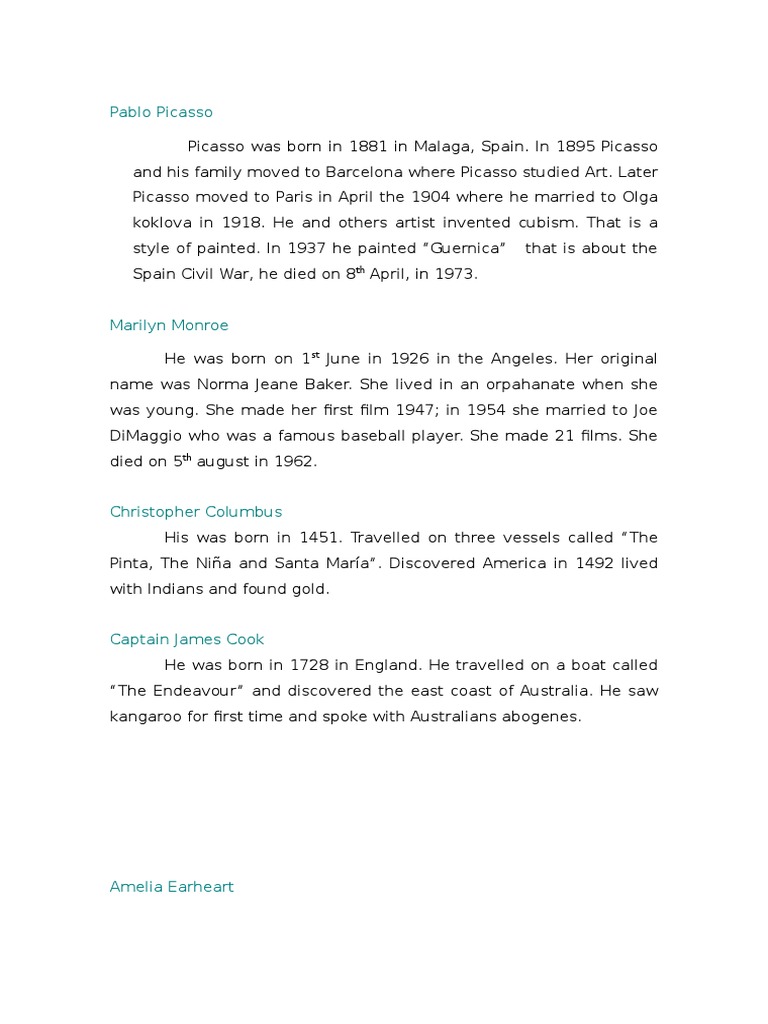Historical Figures: A Brief Overview | PDF