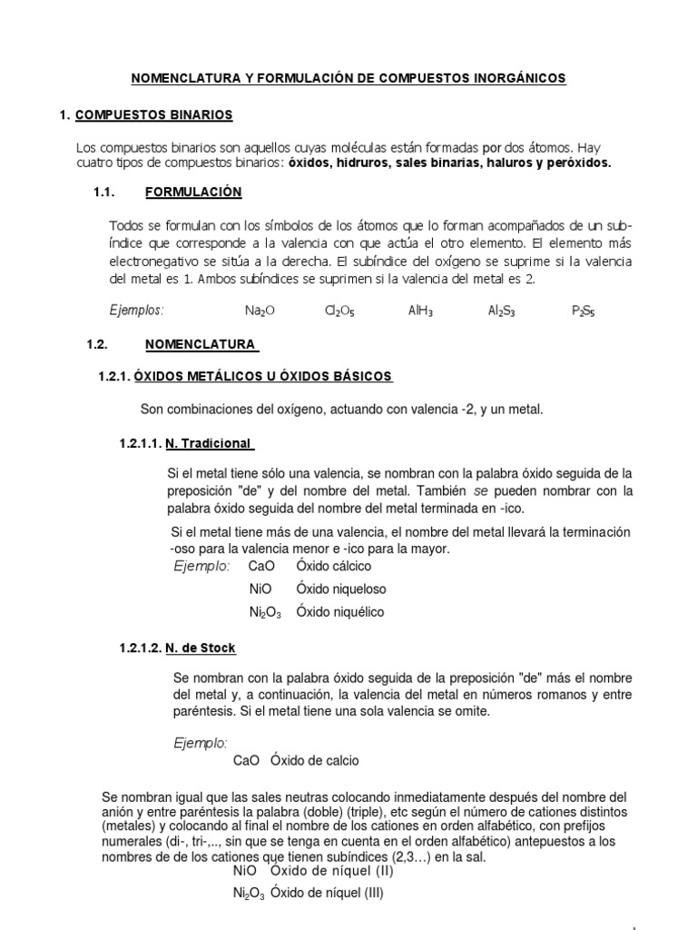 Formulacion | PDF | Ácido | Sal (química)