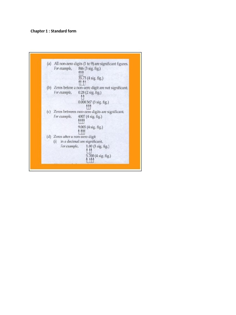 Chapter 1: Standard Form | PDF | Trigonometric Functions | Sine