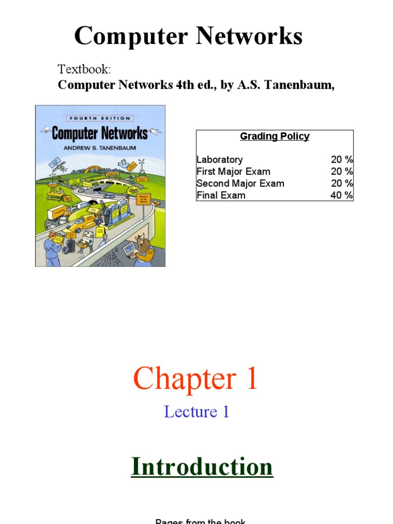 Computer Networks: Textbook | PDF | Computer Network | Network Protocols