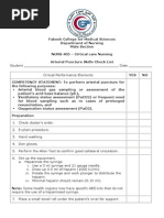 O2 Therapy Checklist | PDF | Health Care | Medicine