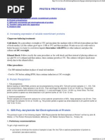 Bio-Rad Mini SDS-PAGE Gel Protocol | PDF | Gel Electrophoresis | Chemistry