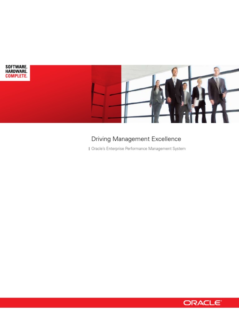 Driving Management Excellence: Oracle's Enterprise Performance ...